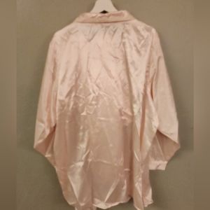 Allison Rhea | Intimates & Sleepwear | Vintage Pink Satin Embroidered ...